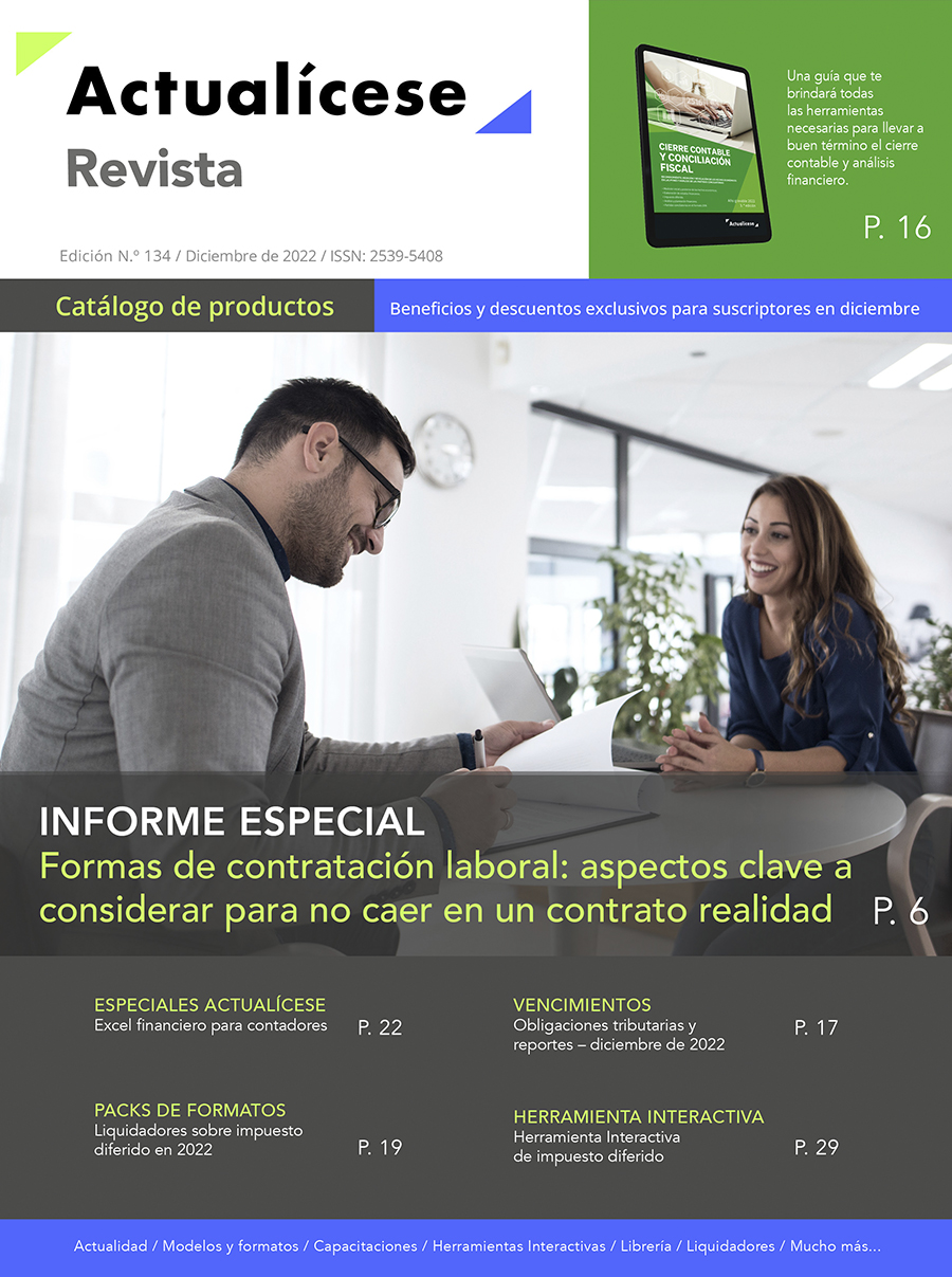 Revista Actualícese Edición 134 Formas De Contratación Laboral